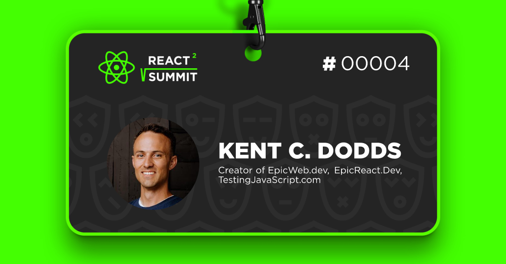 Kent C. Dodds's React Summit 2024 badge